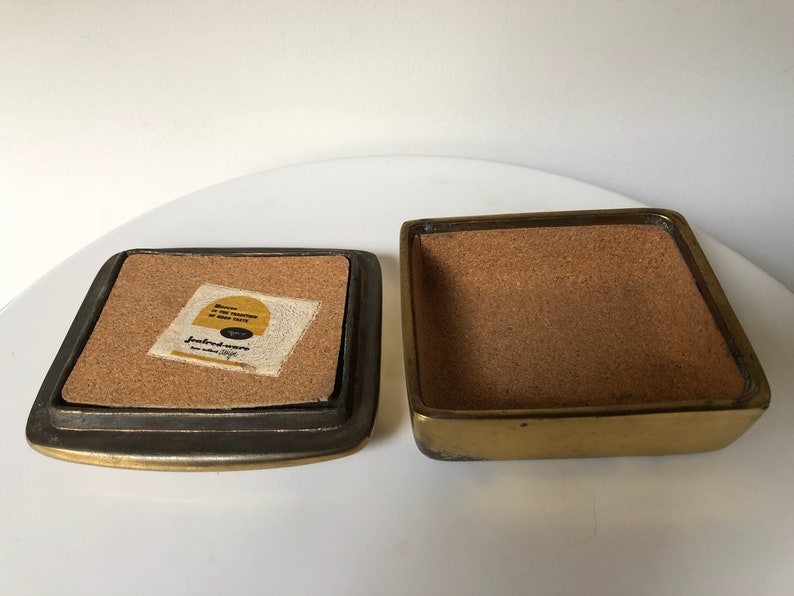 Ben Seibel Design Brass Cigarette Box/jewelry Box for Jenfred - Etsy