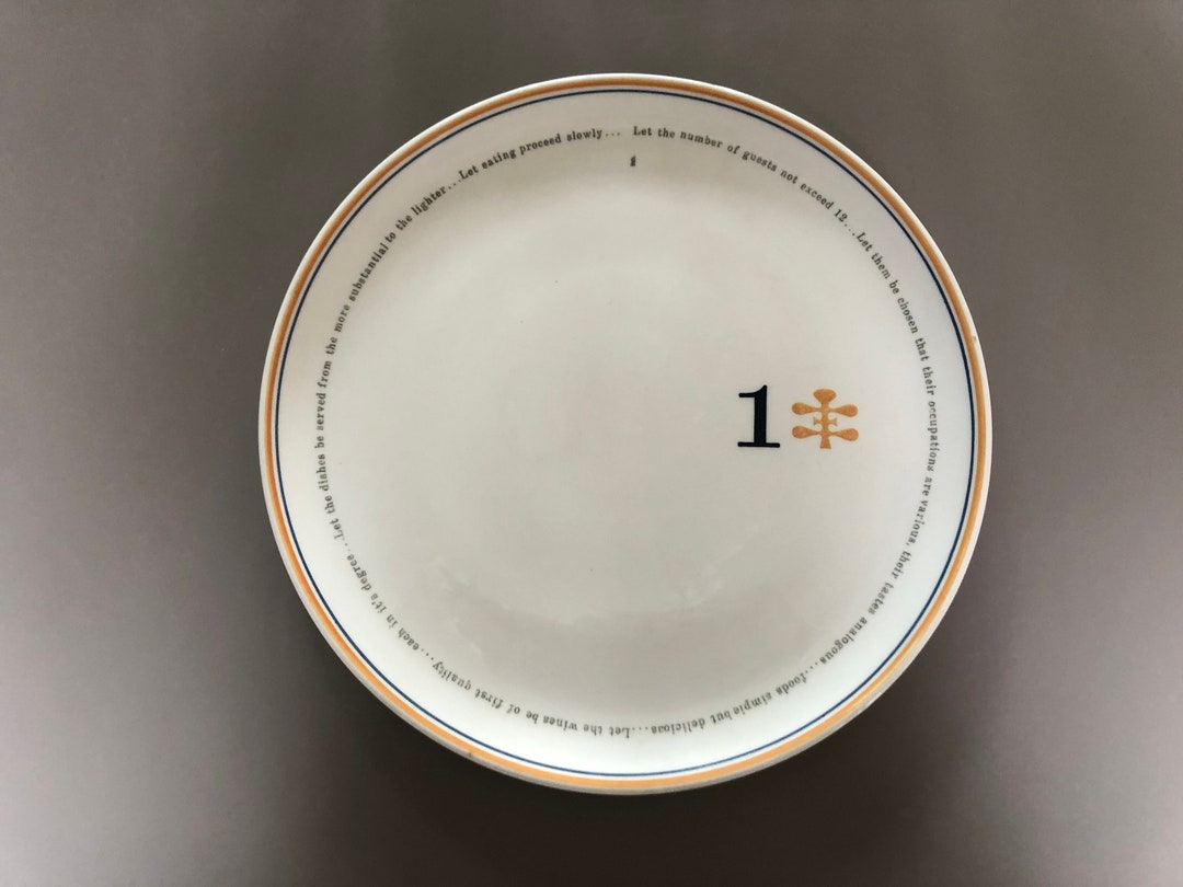 Lagardo Tackett Ironstone Number 1 Plate for Nikko Schmid - Etsy