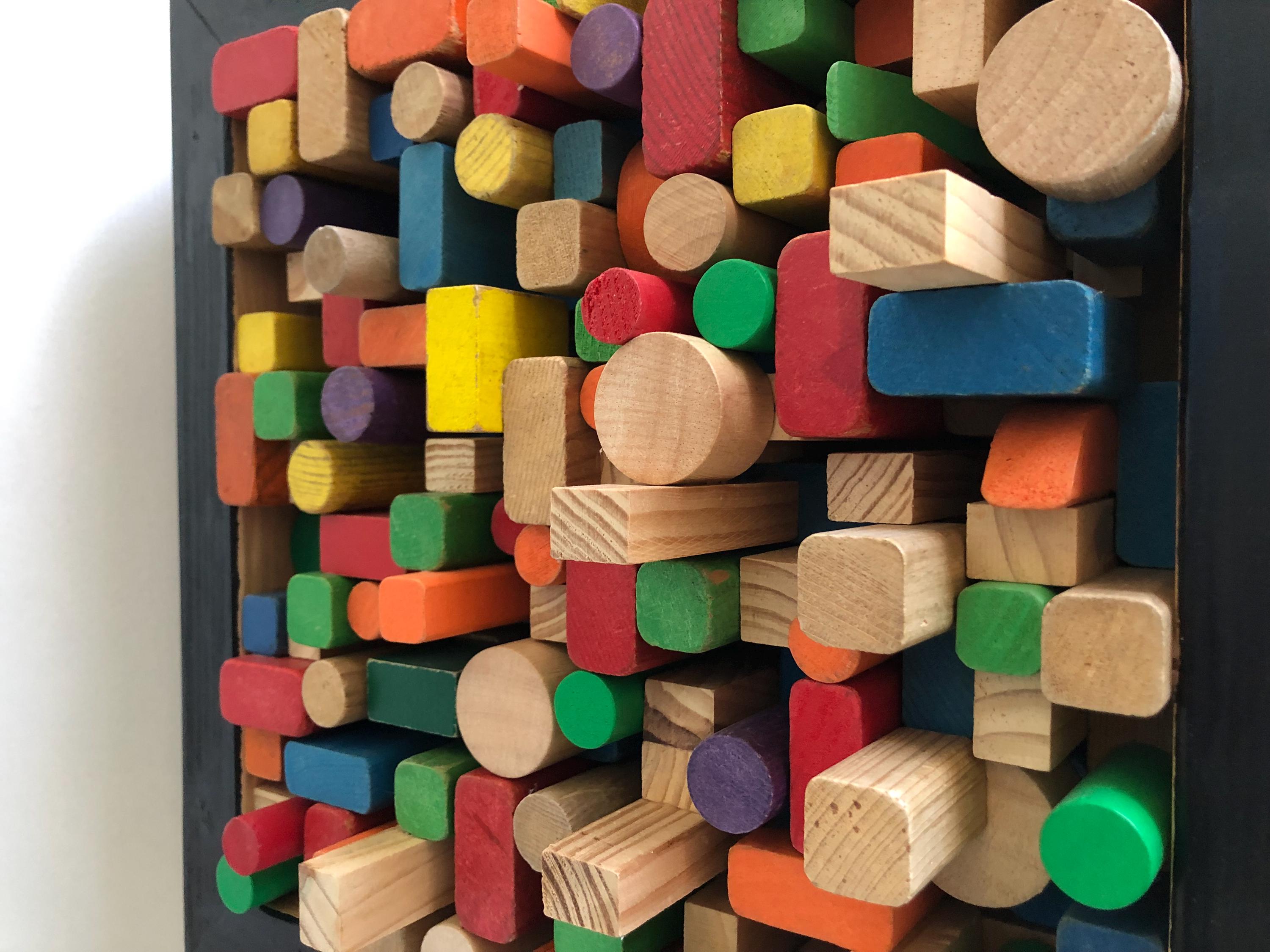Modernist Wood Assemblage Cubist Wall Art - Etsy