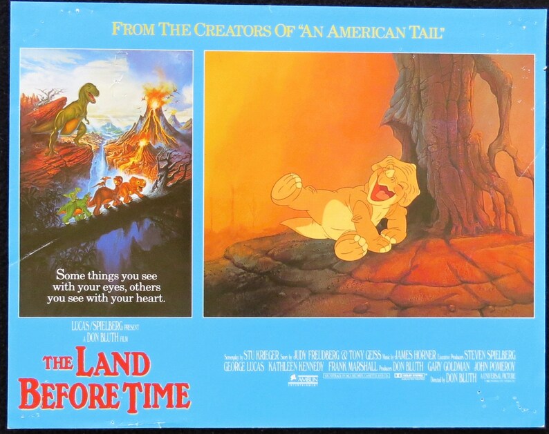 The Land Before Time Original 11x14 Lobby Card From the 1988 Film - Etsy