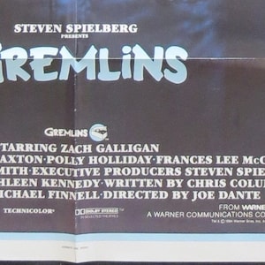 GREMLINS 27x41 One Sheet From the 1984 Film Vintage Retro Film Art ...