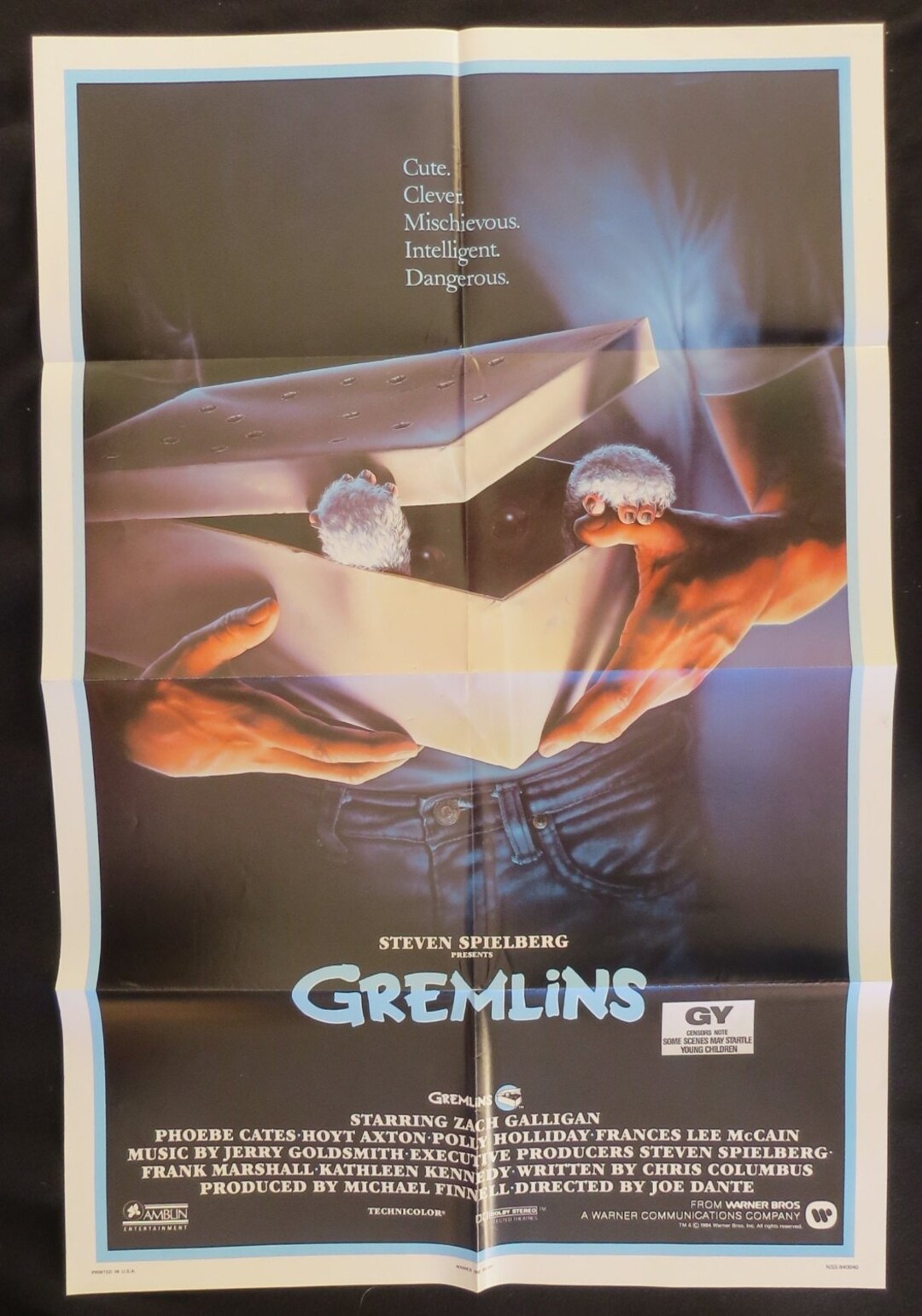 GREMLINS 27x41 One Sheet From the 1984 Film Vintage Retro Film Art ...