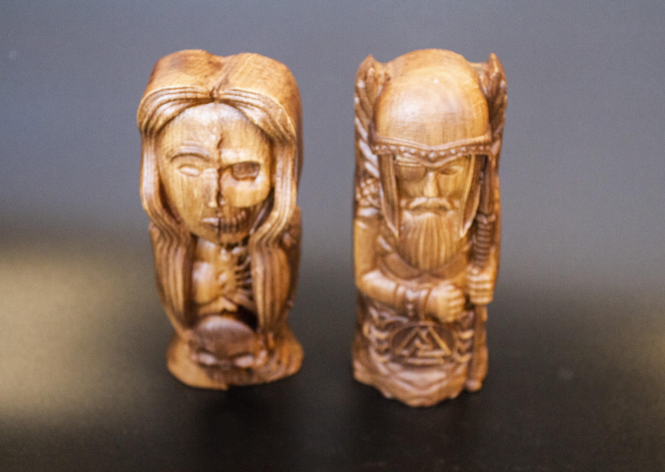 Mini Hel and Odin Small Scandinavian Sculpture for Altar or - Etsy