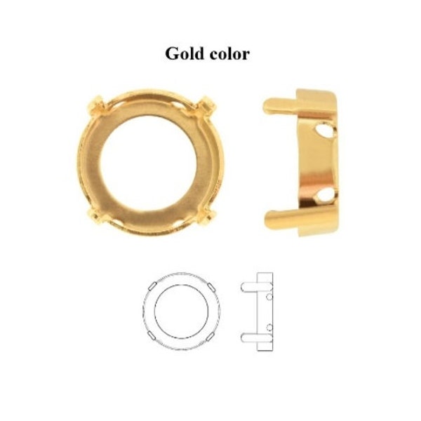 Sew on Rhinestones in Setting - Etsy