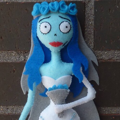 PDF Pattern to Make a Emily Felt Doll Character of the Corpse - Etsy