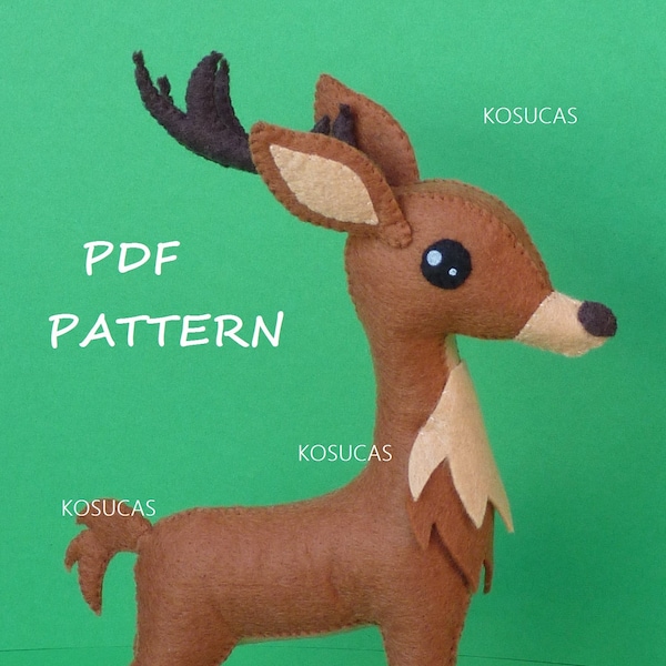 Felt Reindeer - Etsy