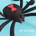 PDF pattern to make a felt spider. | Etsy