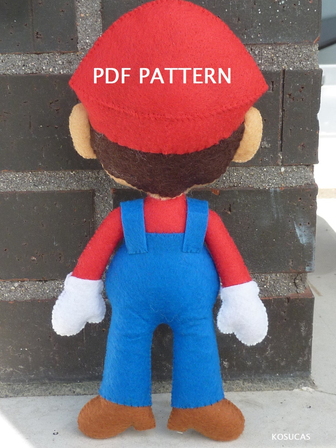 PDF Pattern to Make a Felt Mario. - Etsy Australia