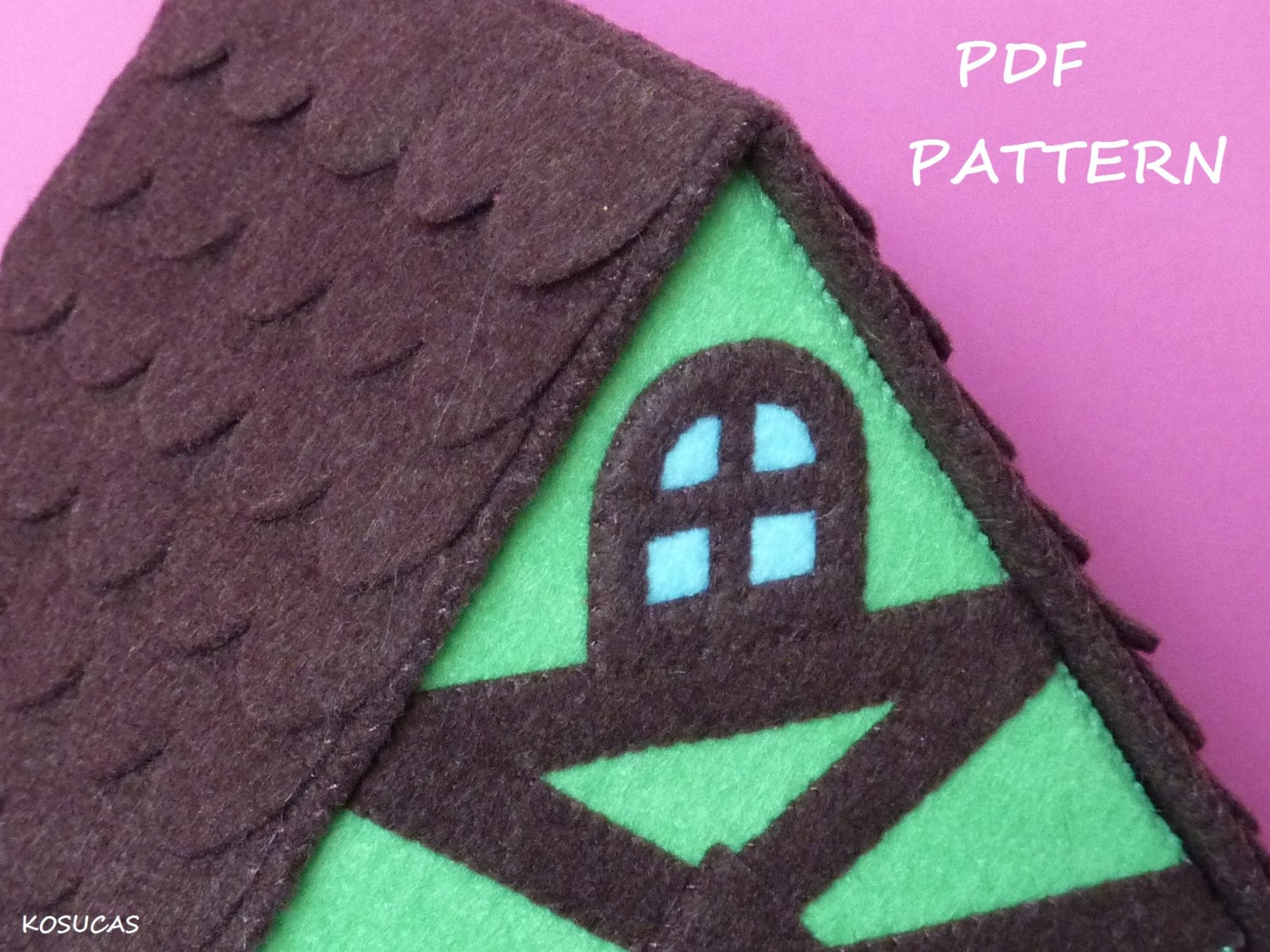 PDF Pattern to Make a Felt House. - Etsy
