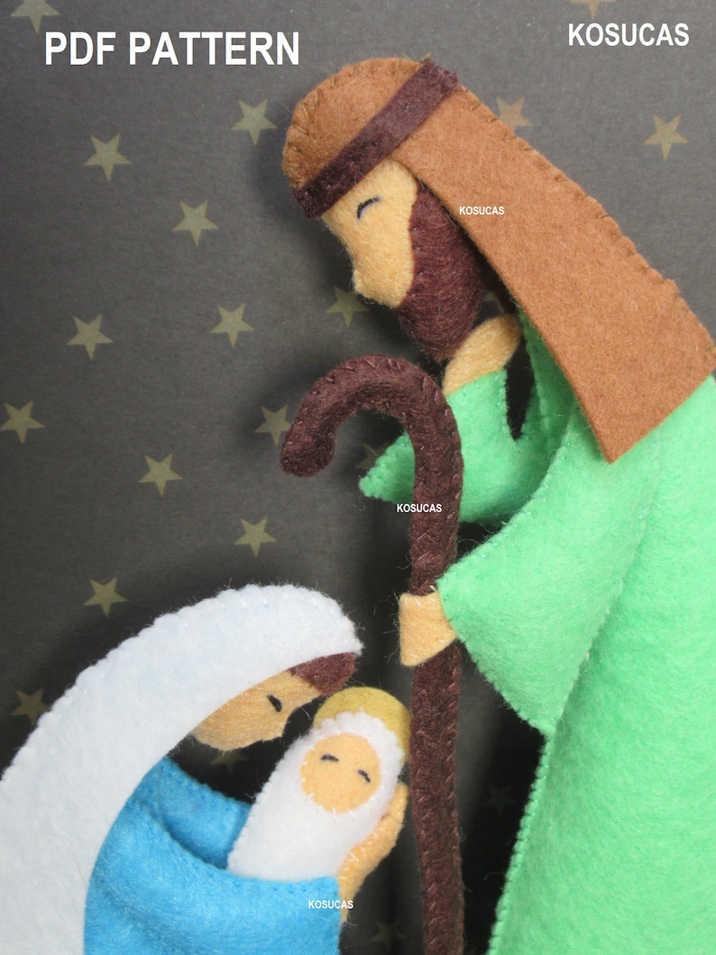 PDF Pattern to Make a Felt Nativity. - Etsy