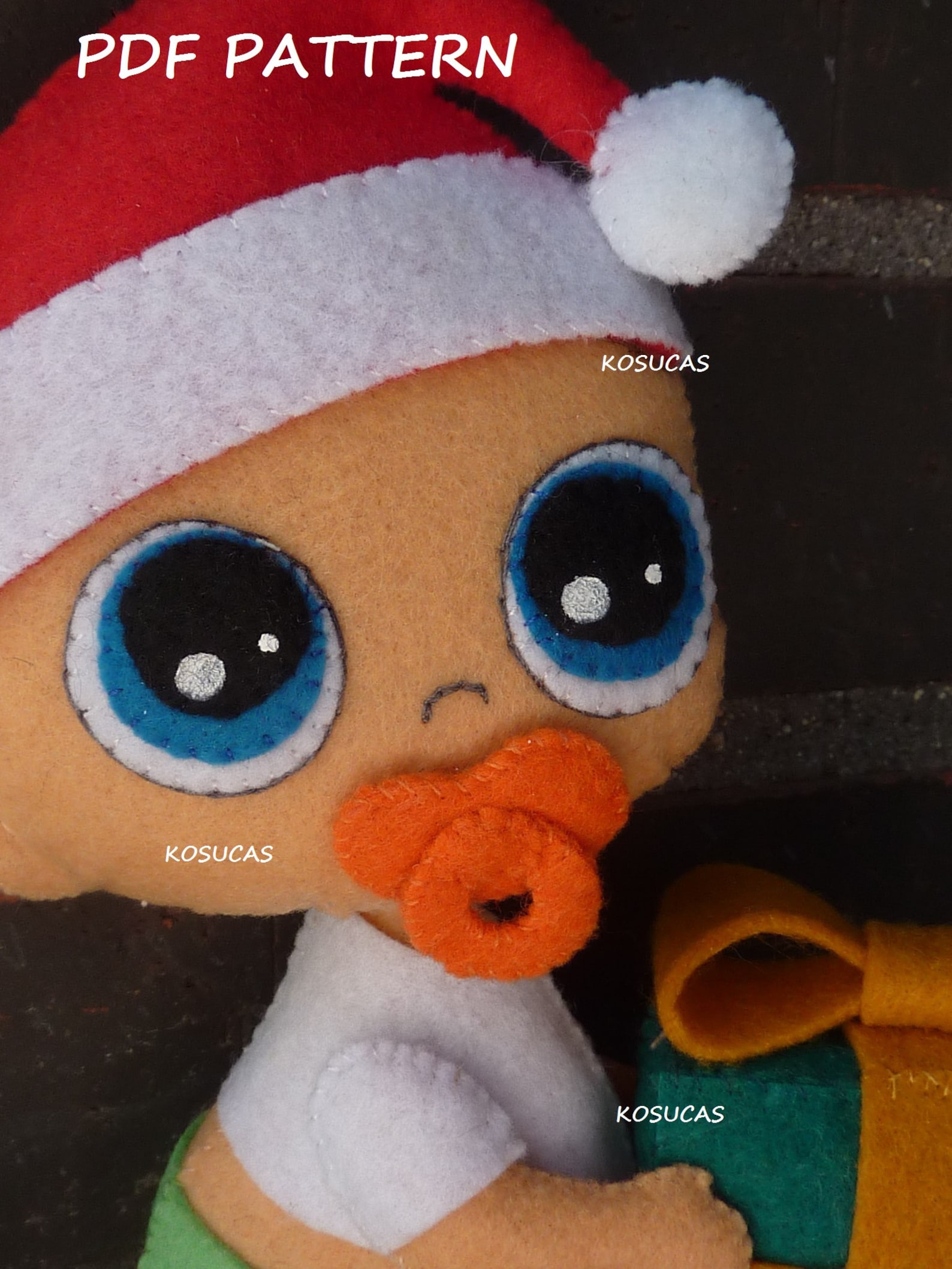 PDF Pattern to Make a Felt Baby. | Etsy