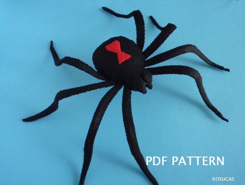 PDF Pattern to Make a Felt Spider. - Etsy