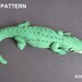 PDF Pattern to Make a Felt Cocodrile. - Etsy
