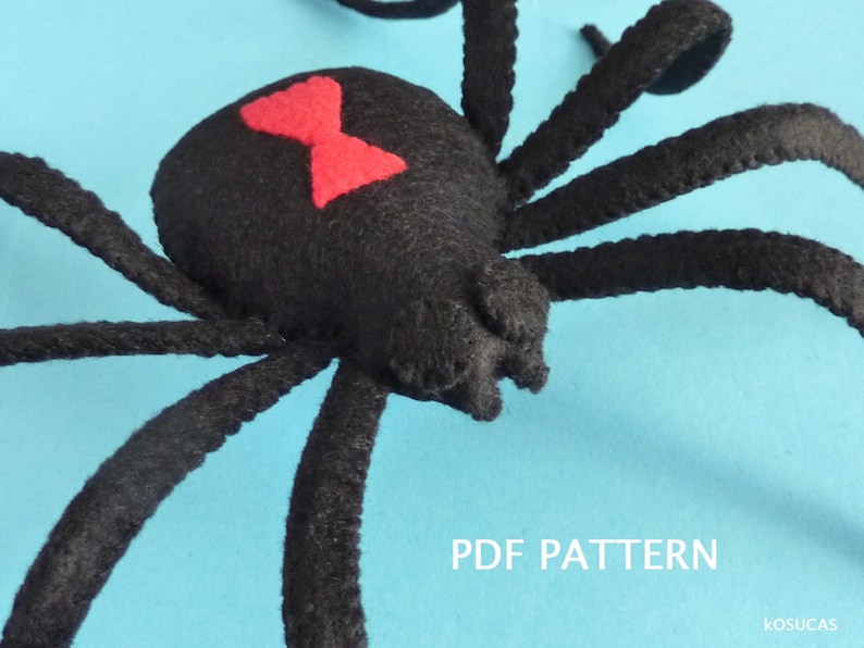 PDF Pattern to Make a Felt Spider. - Etsy