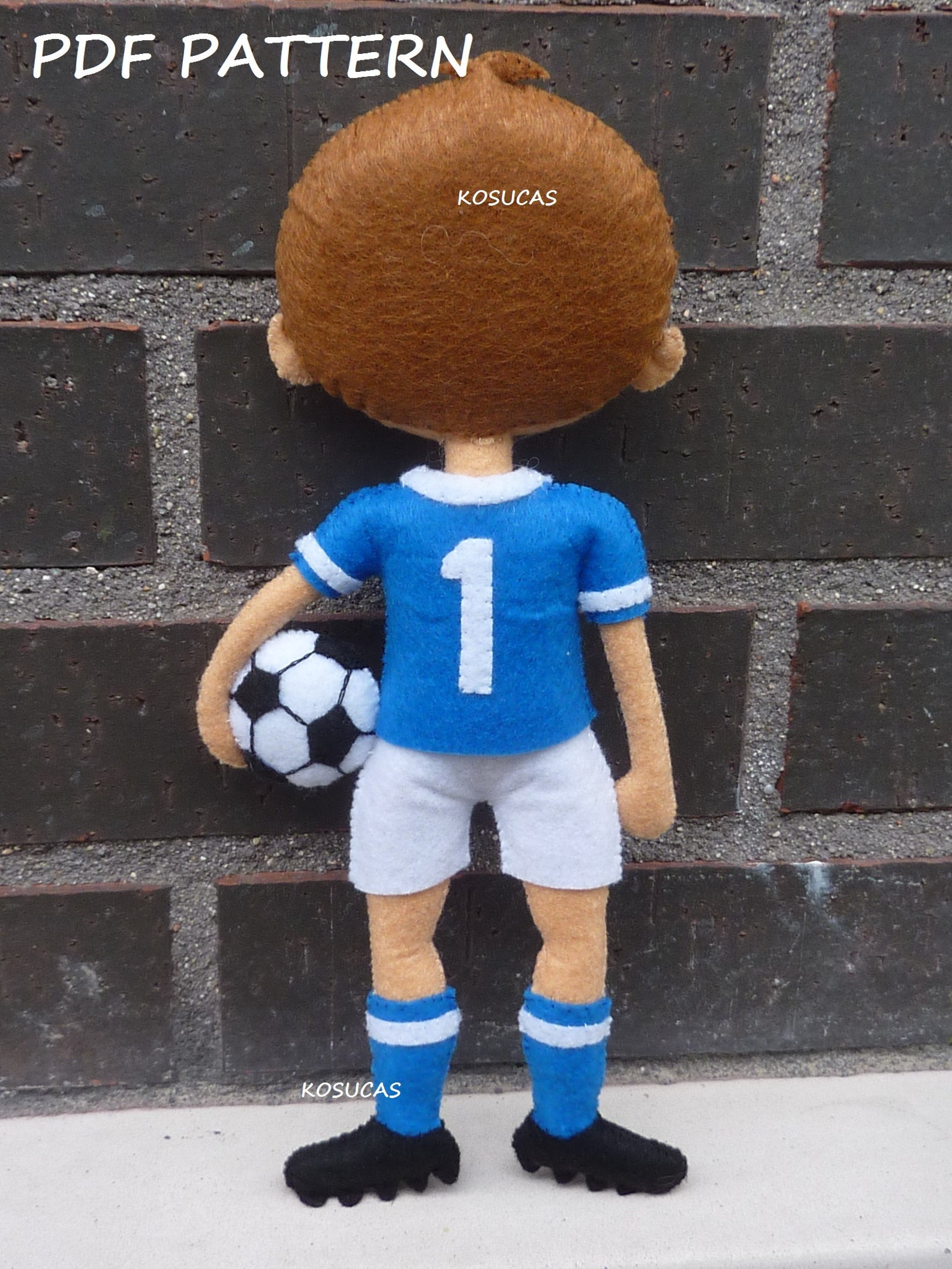PDF Pattern to Make a Felt Football Player. - Etsy