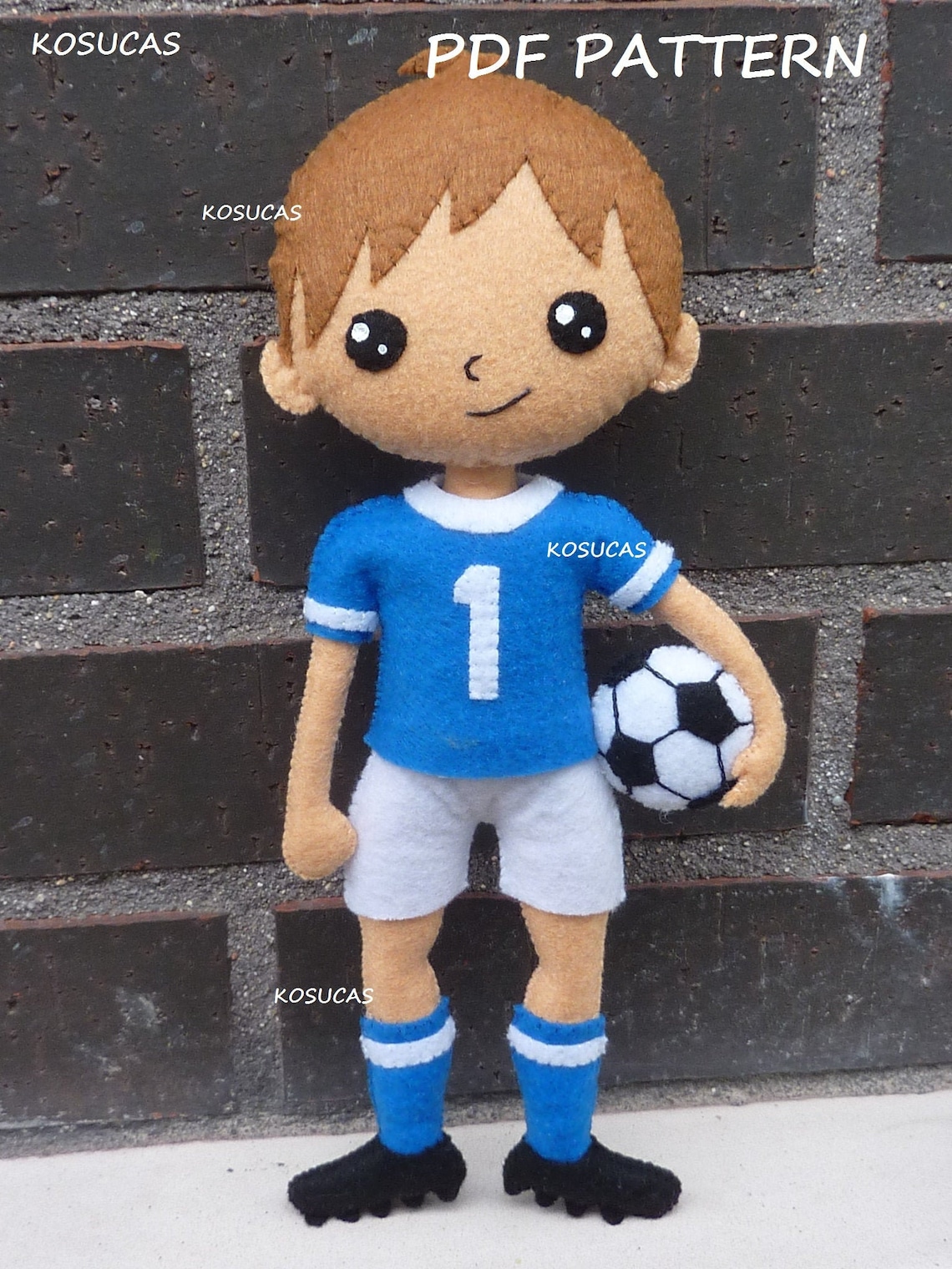 PDF Pattern to Make a Felt Football Player. - Etsy