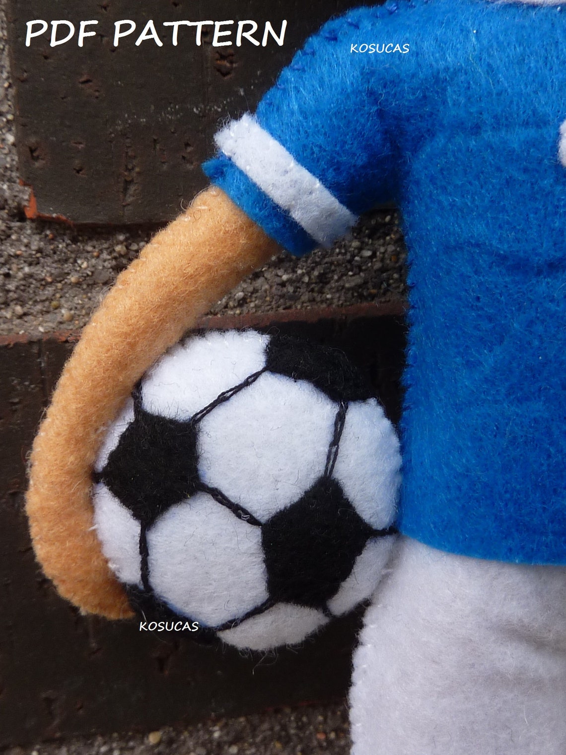 PDF Pattern to Make a Felt Football Player. - Etsy