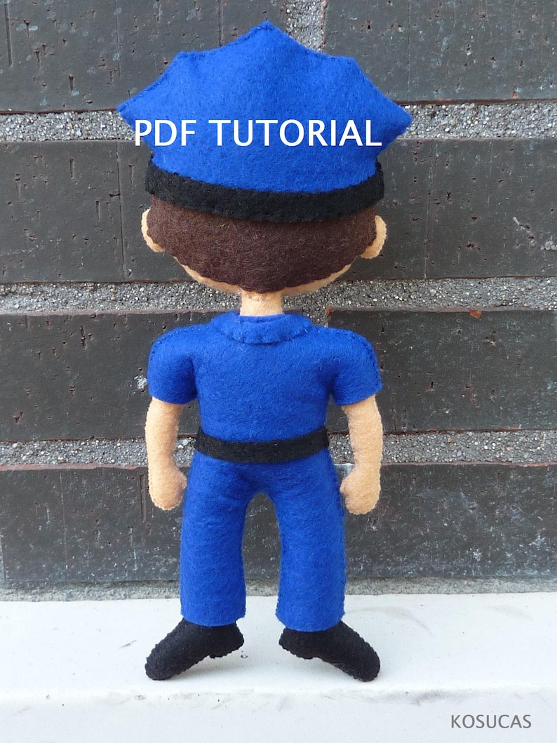 PDF Tutorial to Make a Felt Policeman. - Etsy