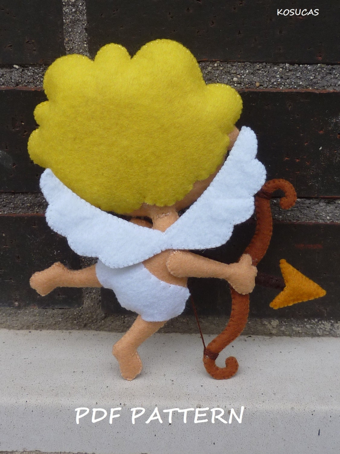 PDF Pattern to Make a Felt Cupid. - Etsy Canada