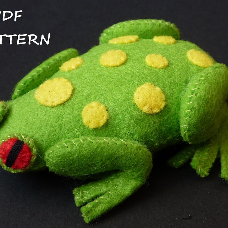 Felt Frog - Etsy