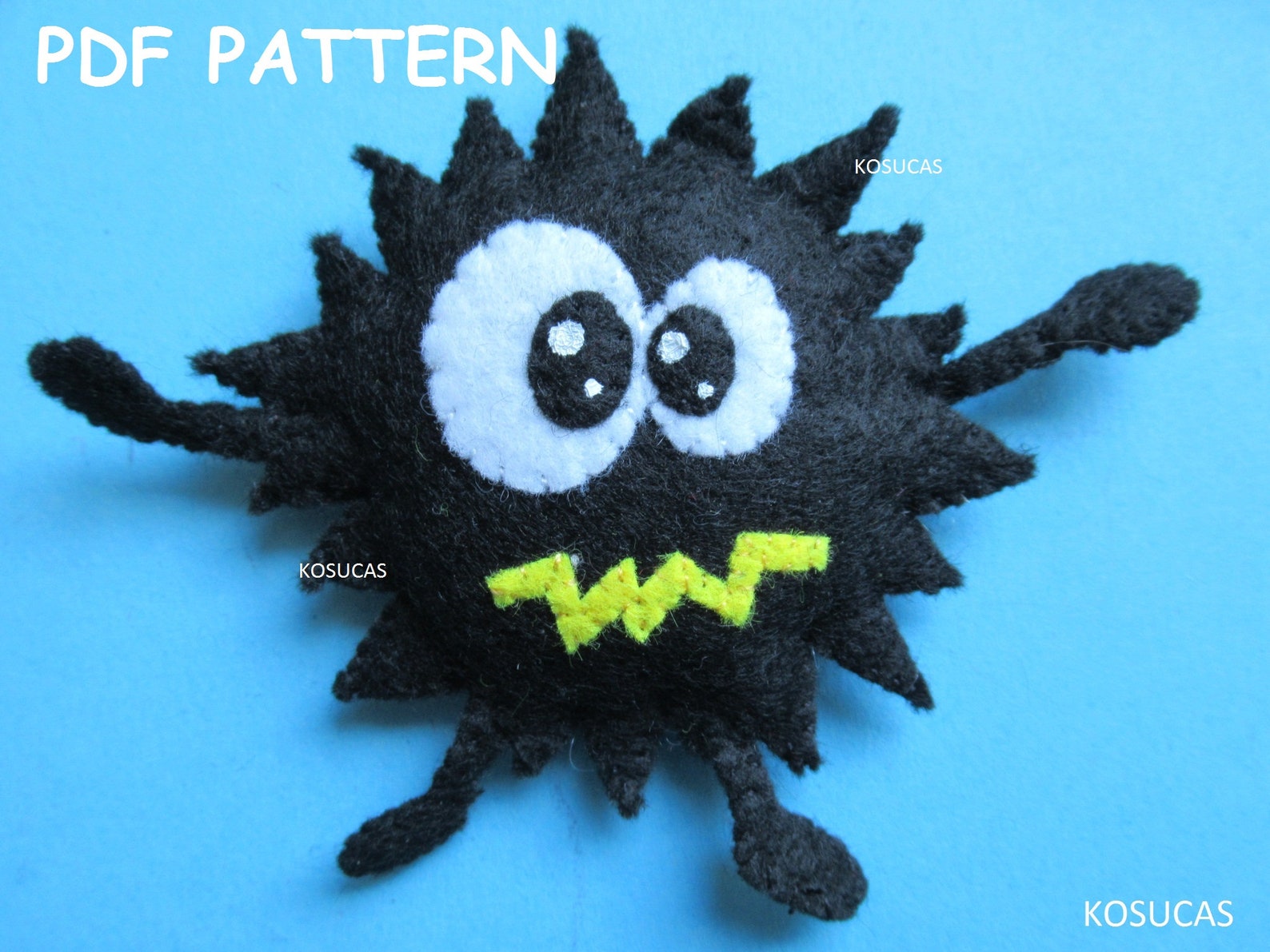 PDF Pattern to Make a Little Felt Monsters. - Etsy