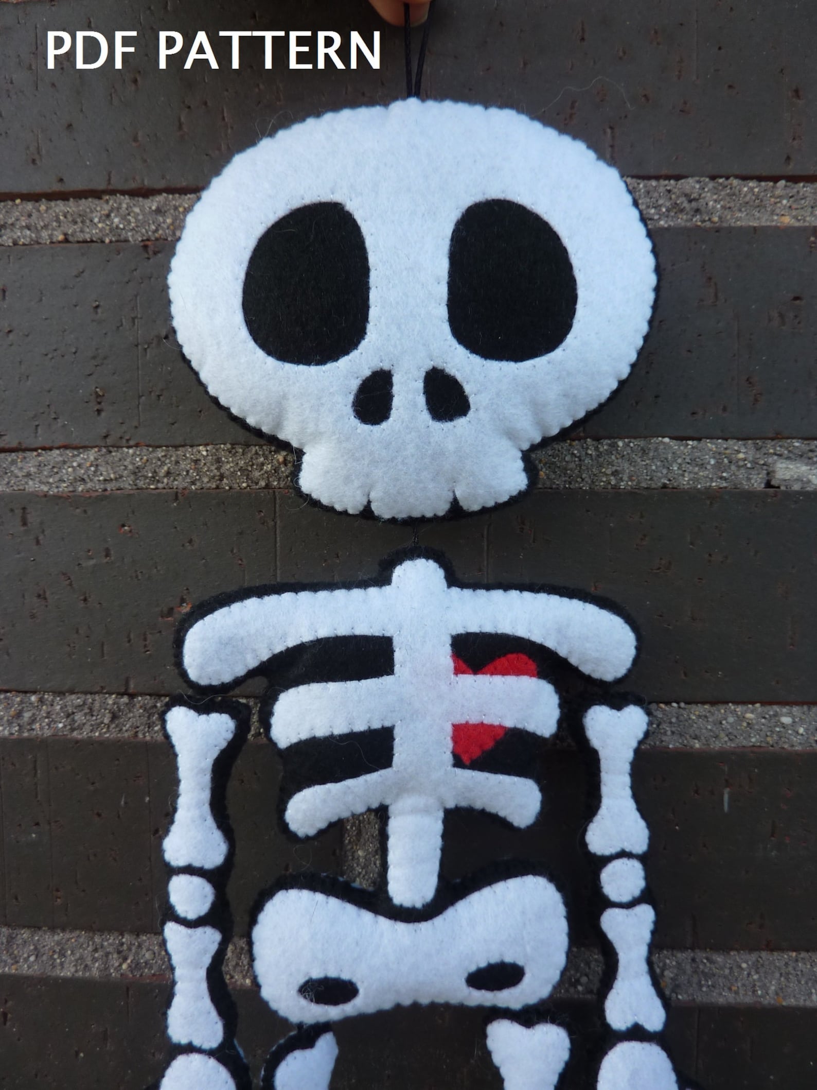 PDF Tutorial to Make a Felt Skeleton - Etsy