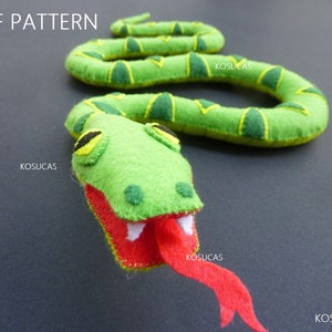 PDF Pattern to Make a Felt Snake. - Etsy