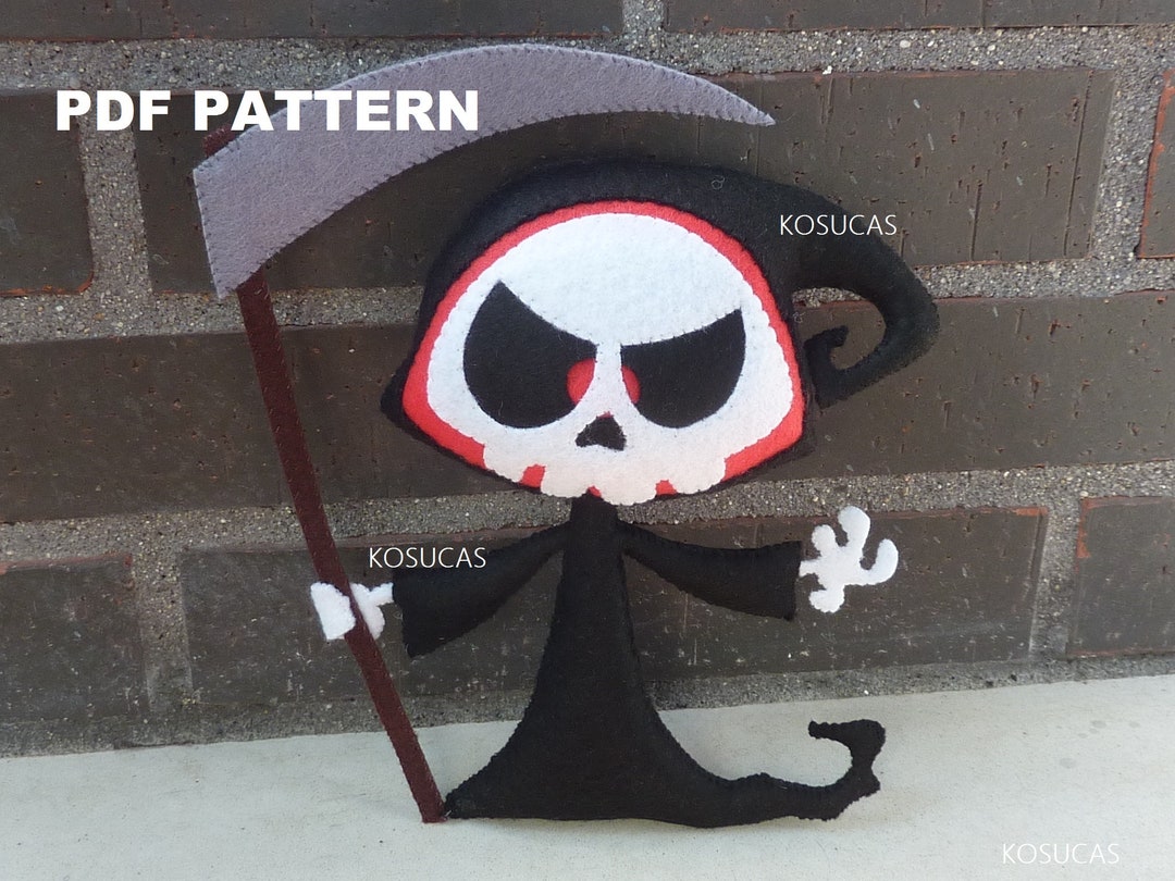 PDF Pattern to Make a Felt Death. - Etsy