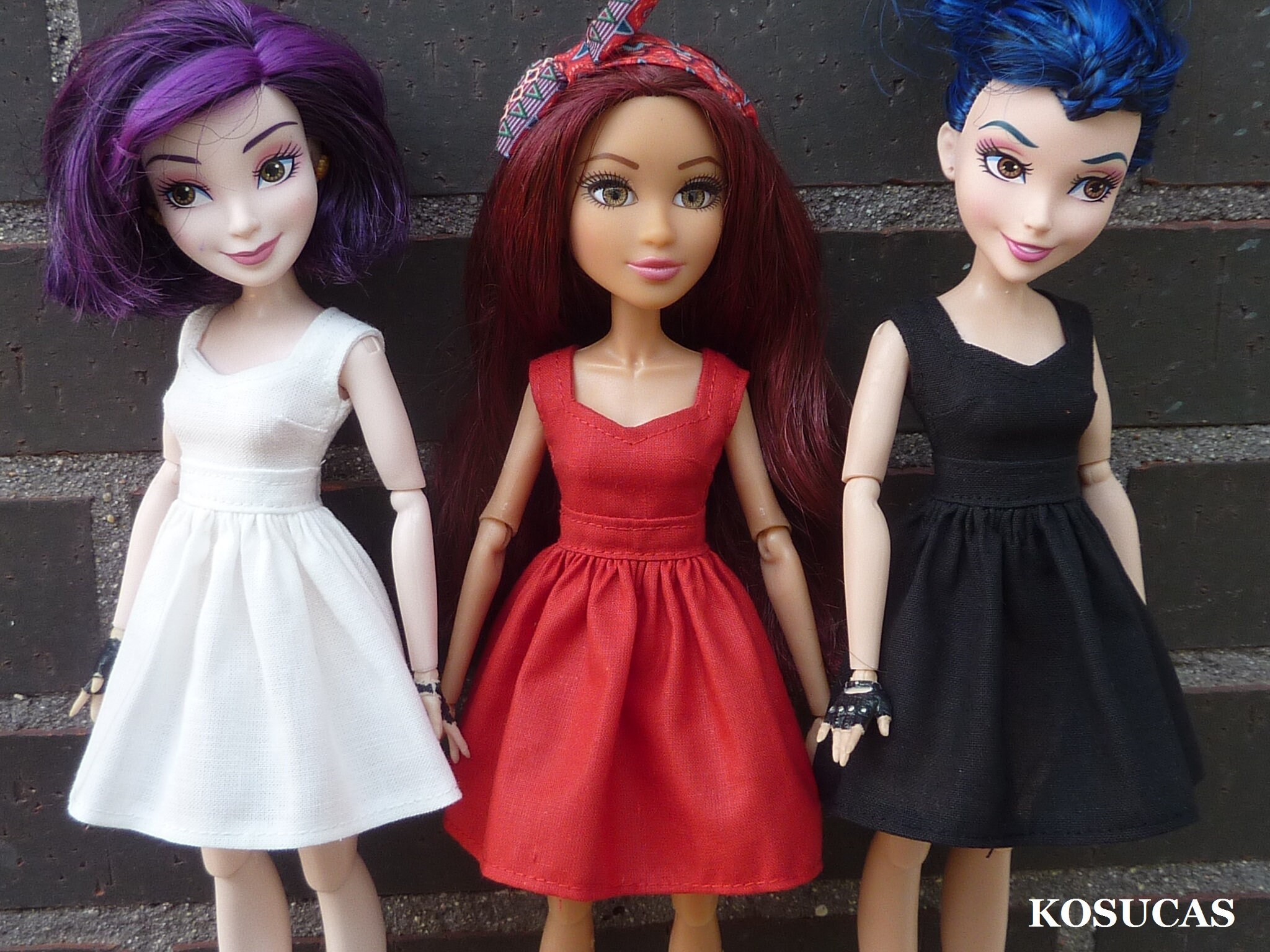 Toys Doll Clothing Dolls & Action Figures purple velvet dress for ...