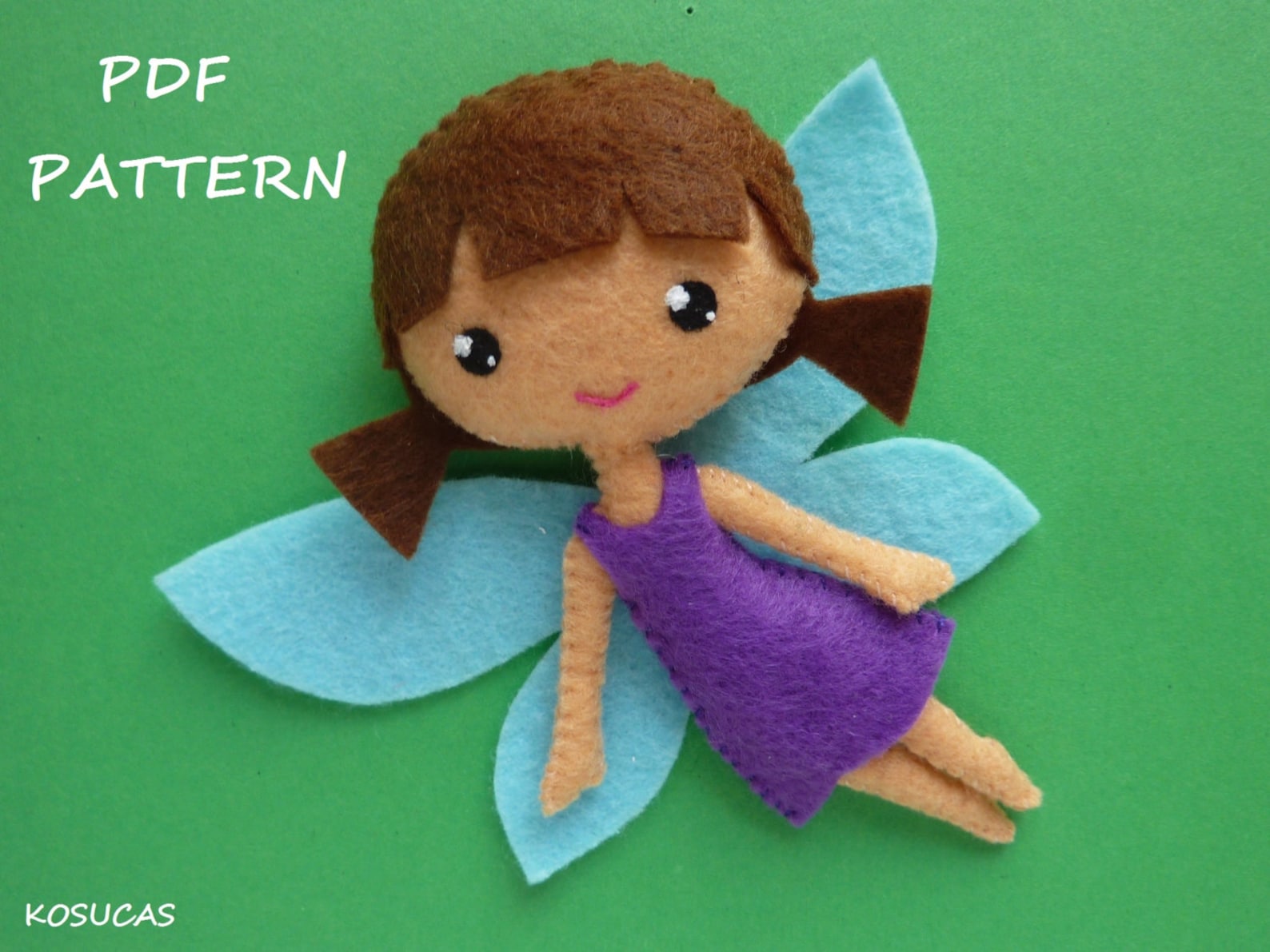 PDF Pattern to Make a Felt Small Fairies. - Etsy