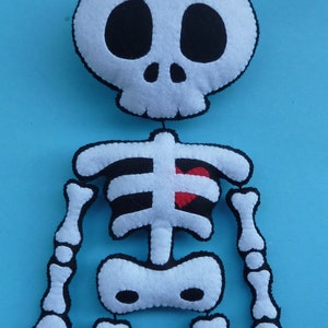 PDF Tutorial to Make a Felt Skeleton - Etsy
