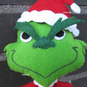 PDF Pattern to Make a Felt Grinch. - Etsy