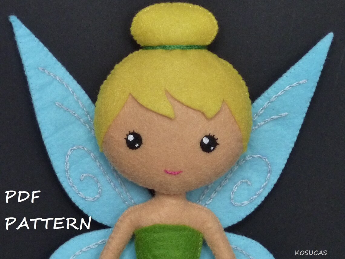 PDF Sewing Patern to Make a Felt Fairy. - Etsy