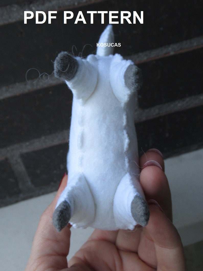 PDF Sewing Pattern to Make a Felt Alpaca. | Etsy