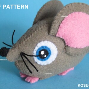 PDF Pattern to Make a Felt Mouse. - Etsy