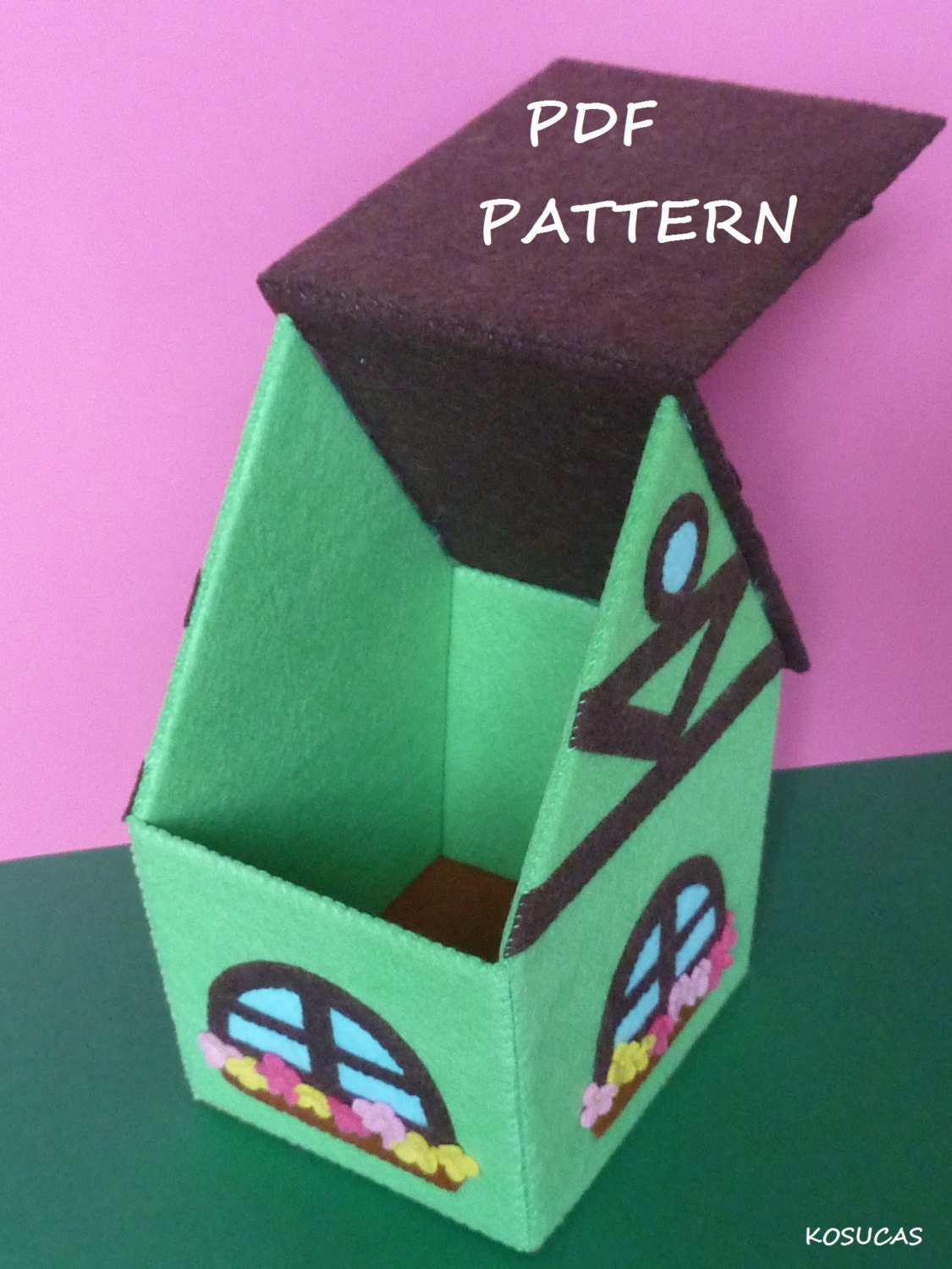 PDF Pattern to Make a Felt House. - Etsy