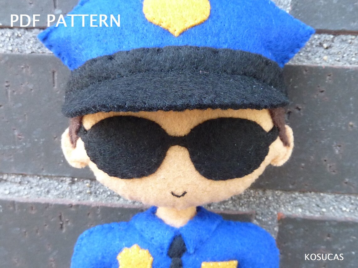 PDF Tutorial to Make a Felt Policeman. - Etsy