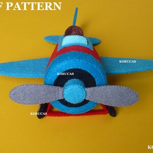 PDF Pattern to Make a Felt Airplane. - Etsy