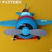 PDF Pattern to Make a Felt Airplane. - Etsy