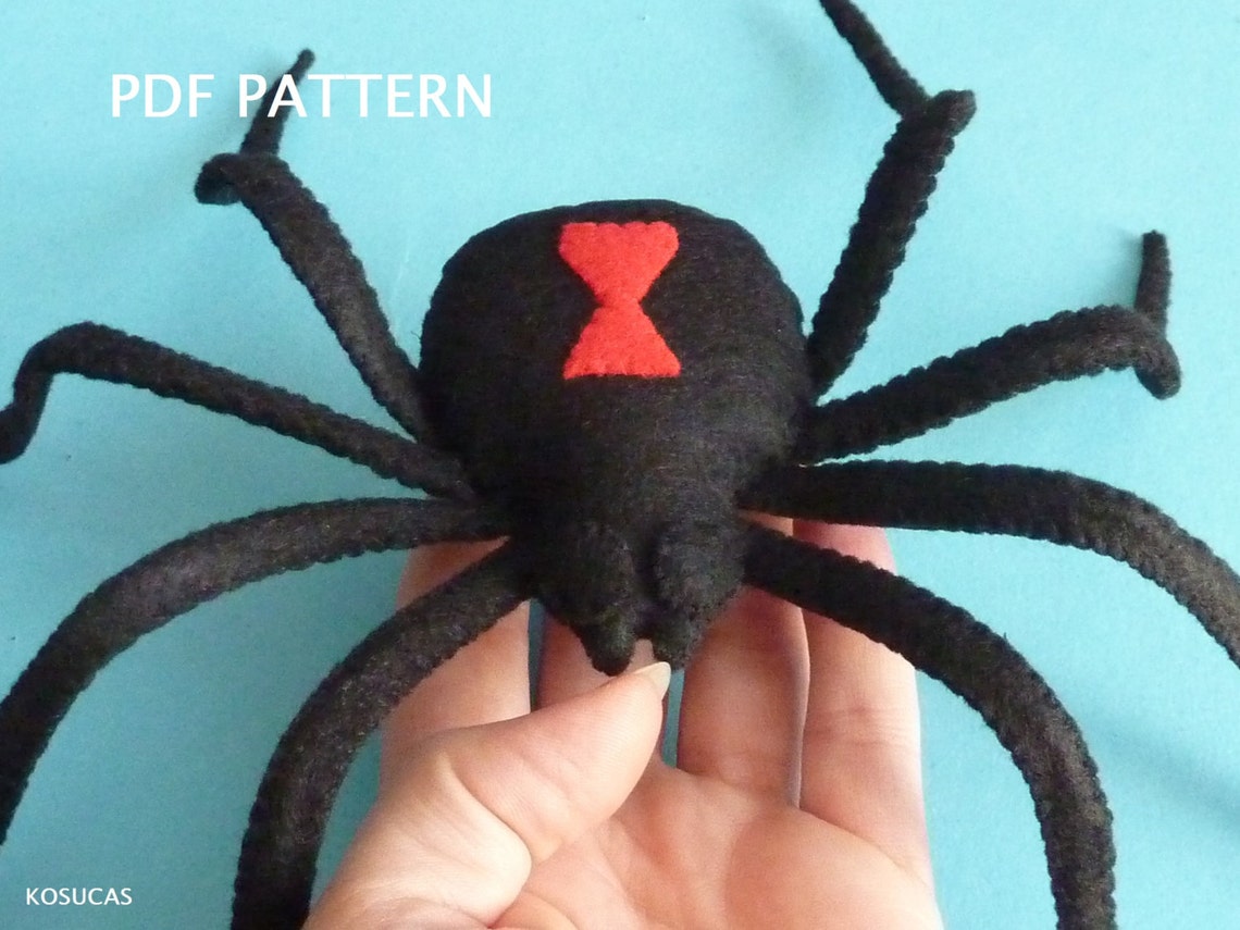 PDF Pattern to Make a Felt Spider. - Etsy UK