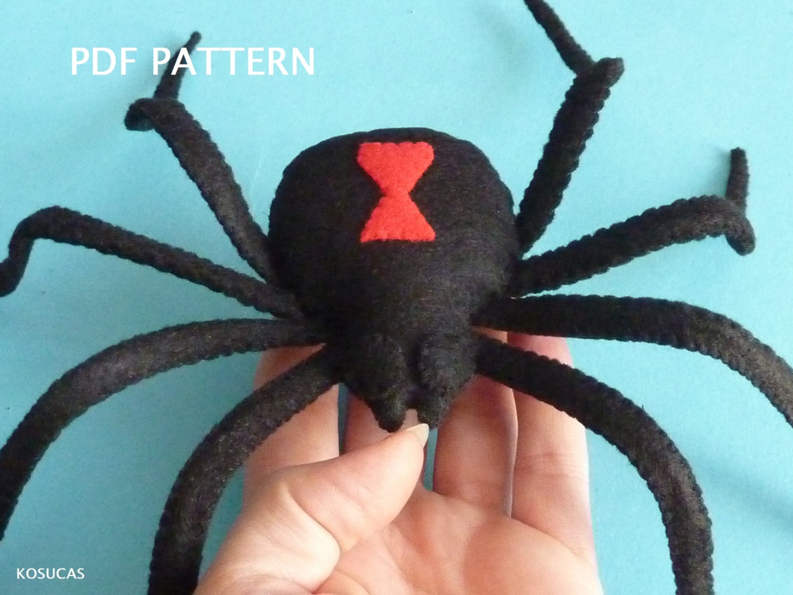PDF Pattern to Make a Felt Spider. - Etsy UK