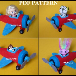 PDF Pattern to Make a Felt Airplane. - Etsy