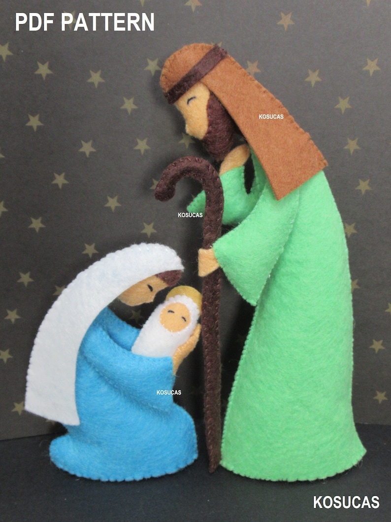 PDF Pattern to Make a Felt Nativity. - Etsy