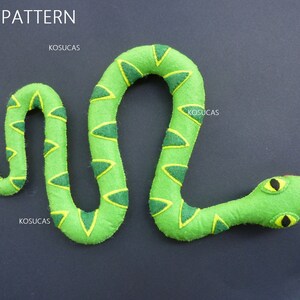 PDF Pattern to Make a Felt Snake. - Etsy