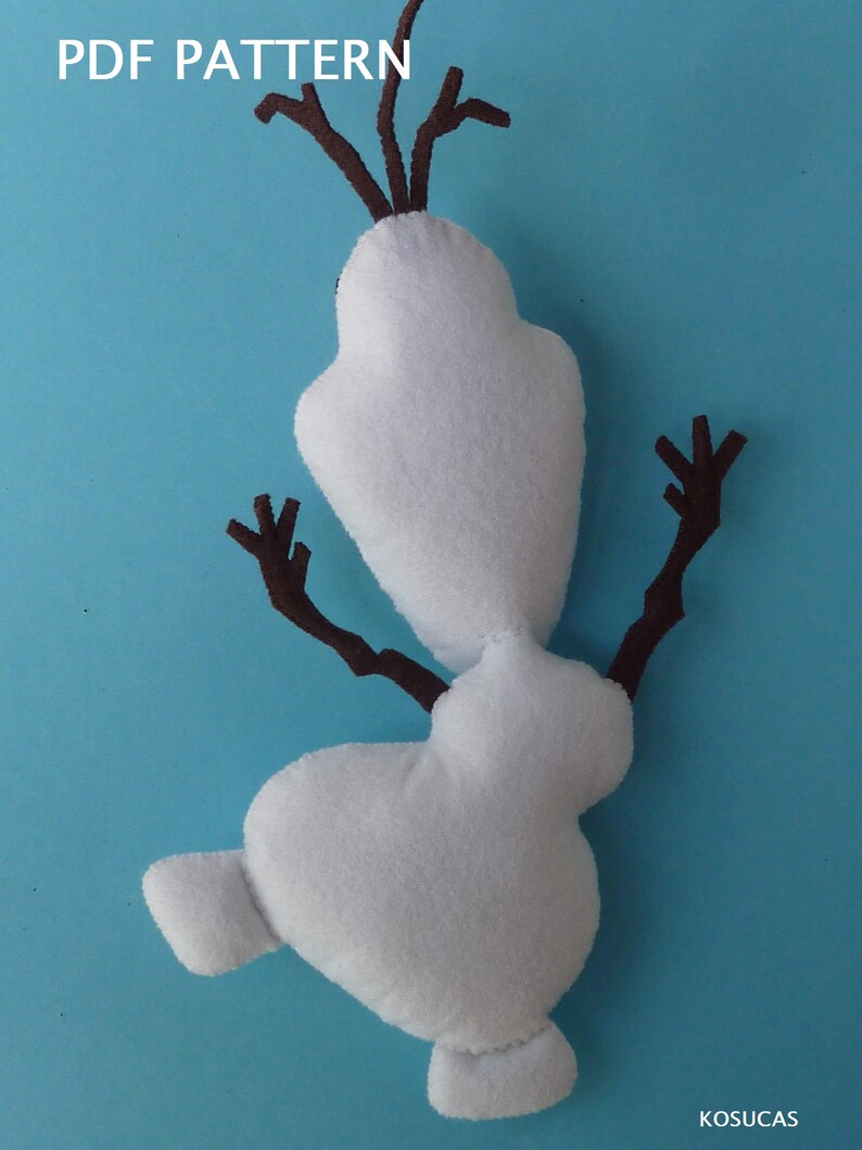 PDF Pattern to Make a Felt Snowman. - Etsy Australia