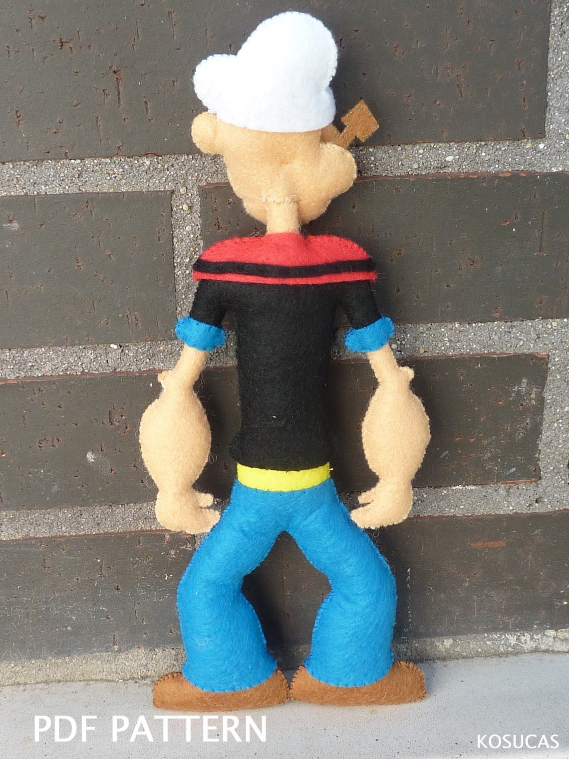 PDF Pattern to Make a Felt Popeye. - Etsy