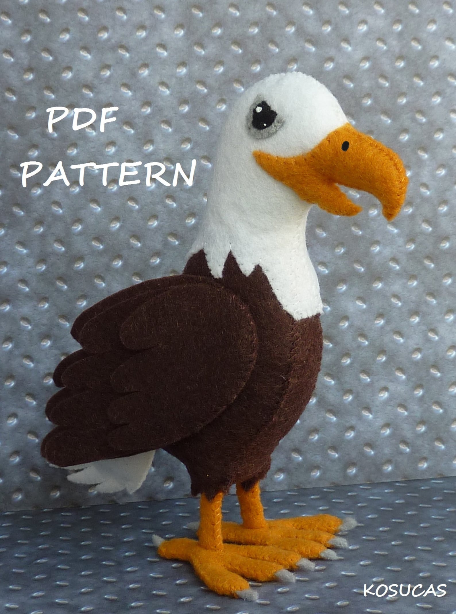 PDF Pattern to Make a Felt Eagle. | Etsy
