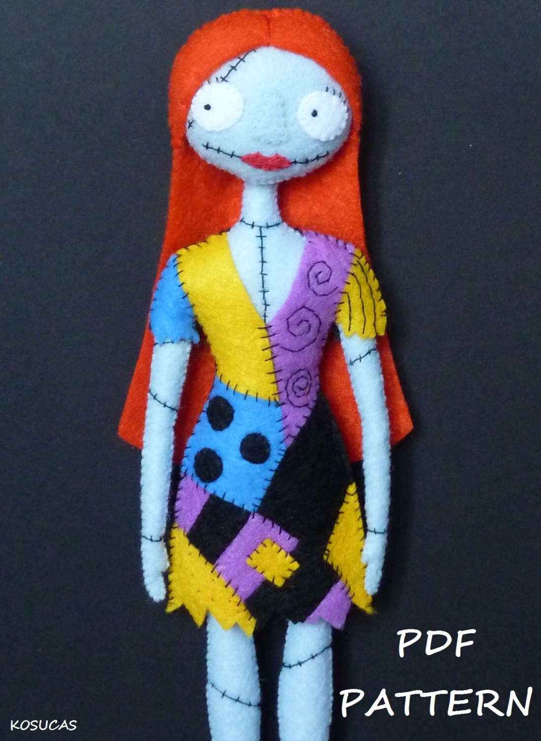 PDF Pattern to Make a Felt Sally. - Etsy