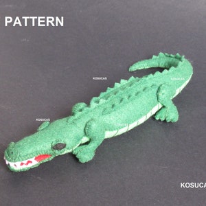 PDF Pattern to Make a Felt Cocodrile. - Etsy