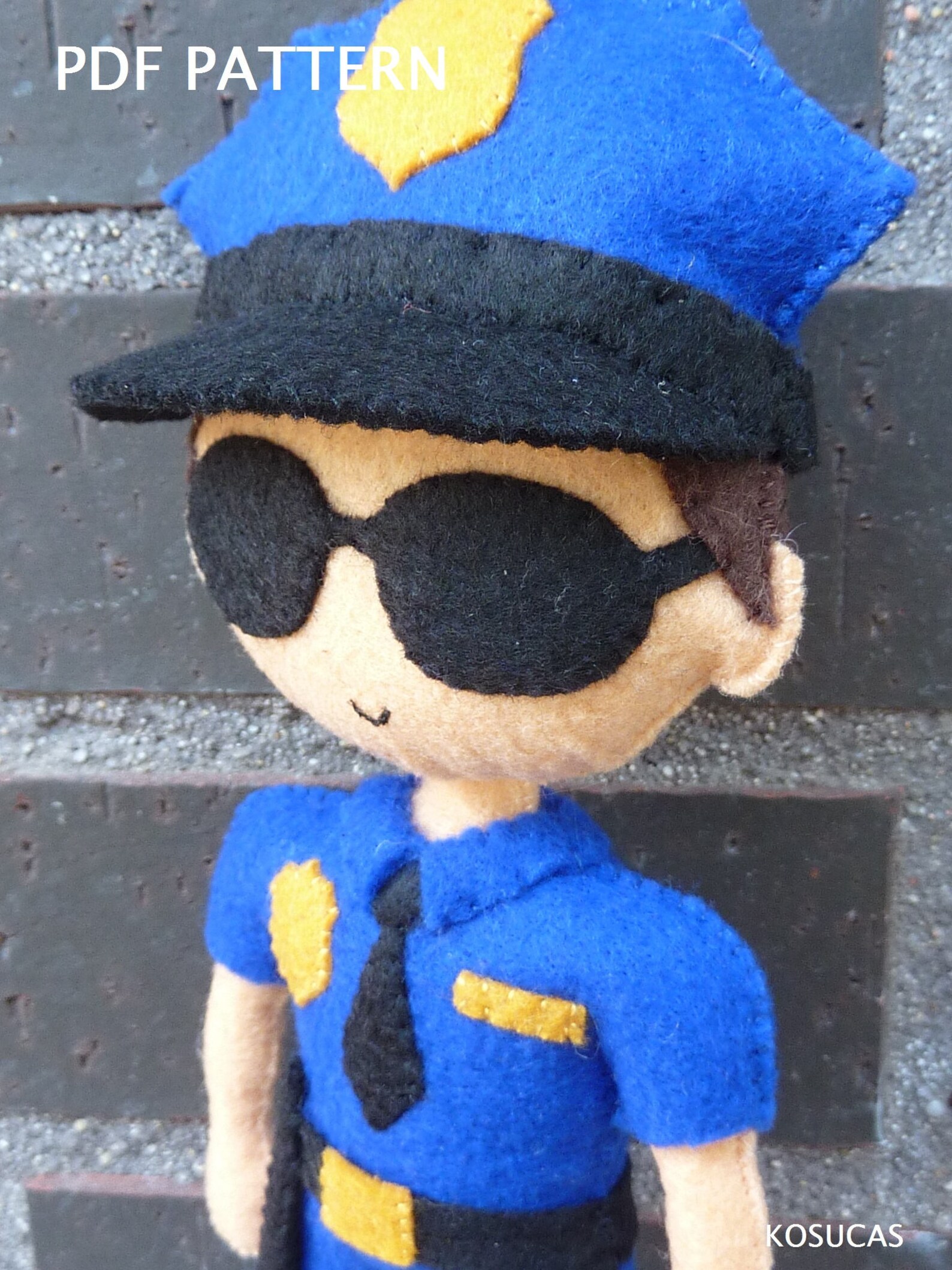 PDF Tutorial to Make a Felt Policeman. - Etsy